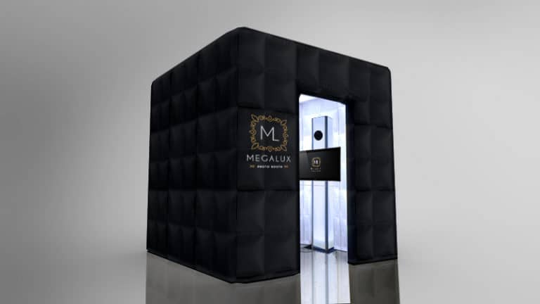 Lux Booth Enclosed – Megalux Photo Booth #1 Photo Booth Rentals